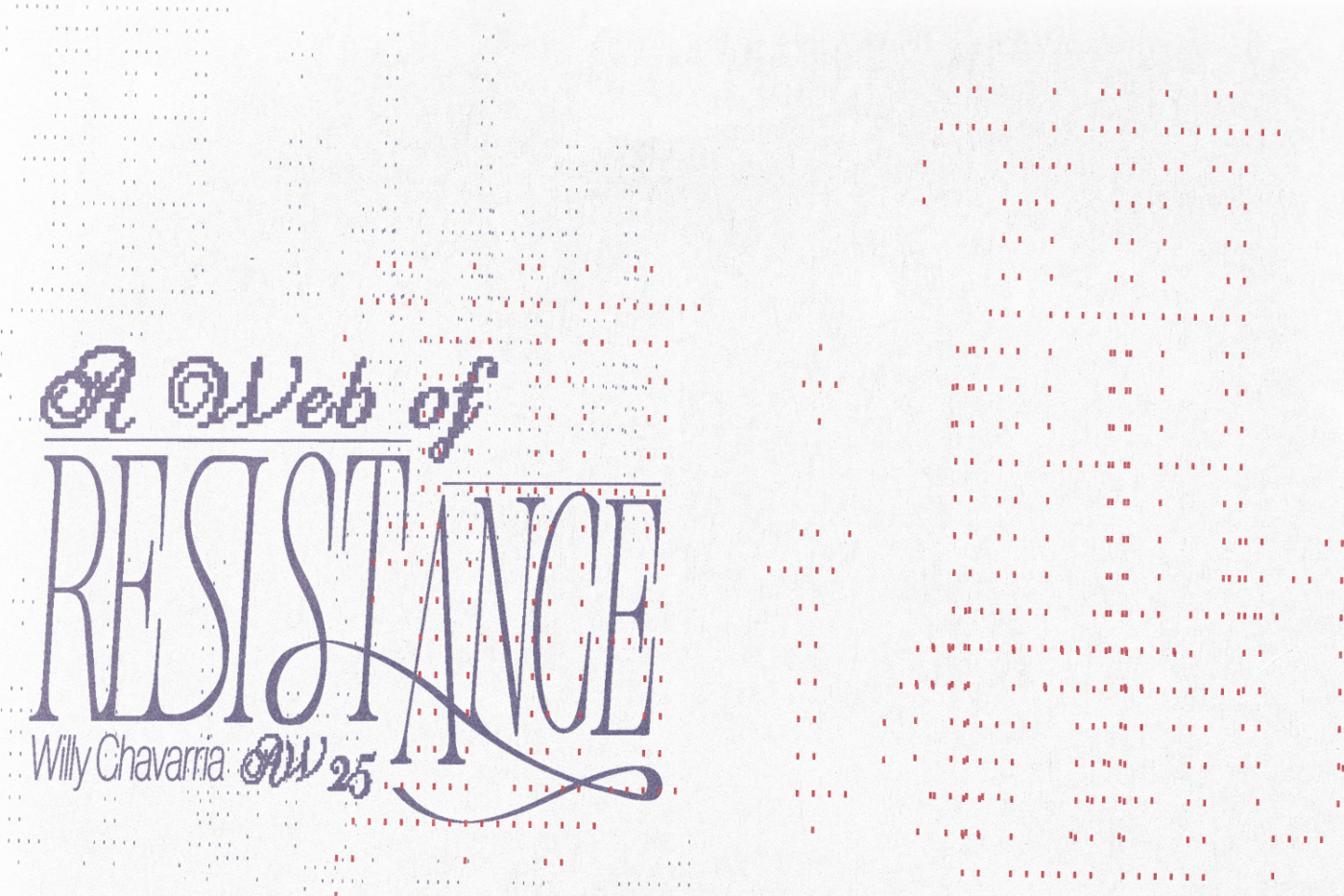 A Web of Resistance: Willy Chavarria AW25 - The Manor